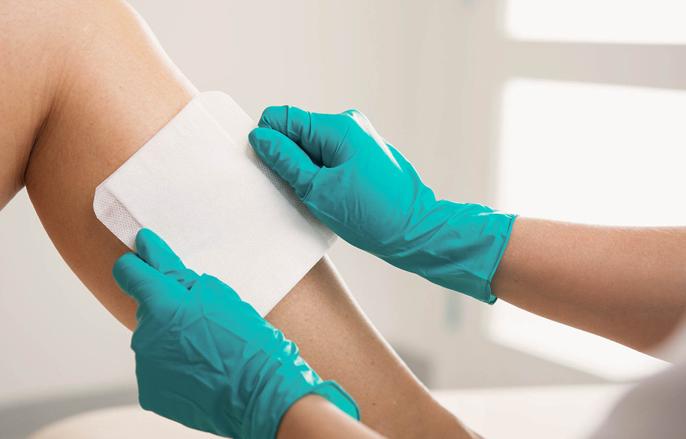 Sterile absorbent dressing | | Compression therapy | Absorbest
